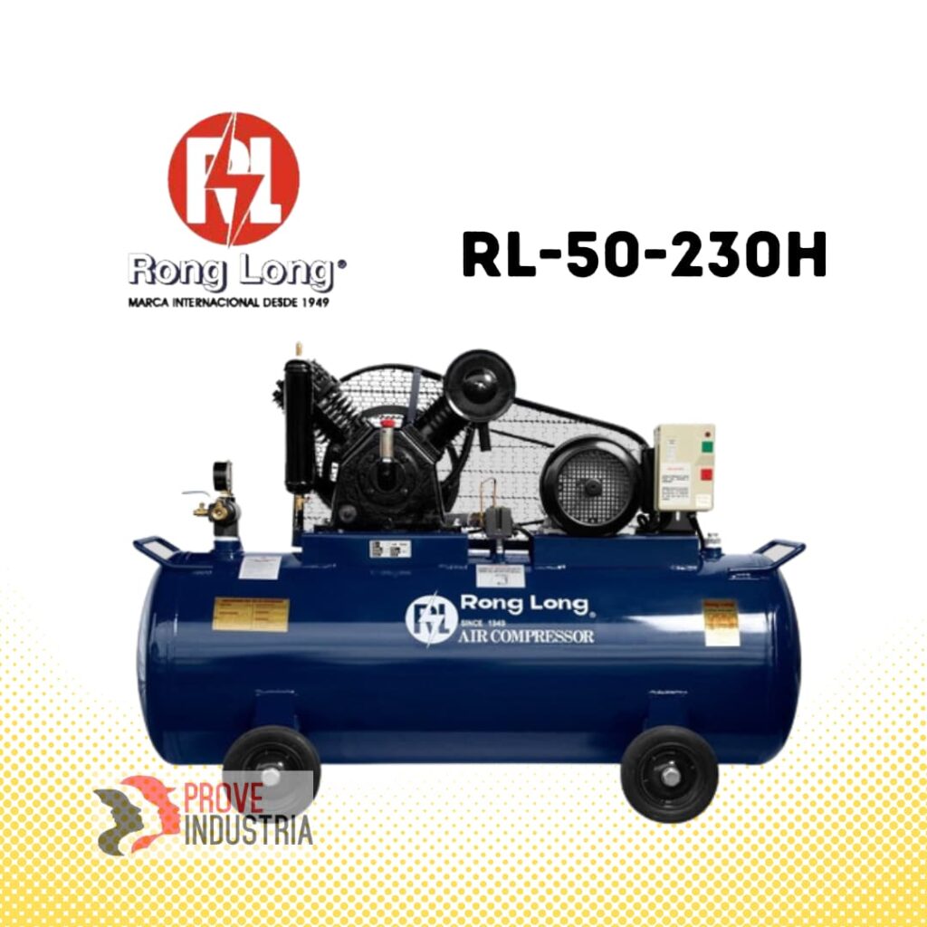 RONG LONG Compresor de aire profesional -5HP – RL-50-230H – ProveTienda